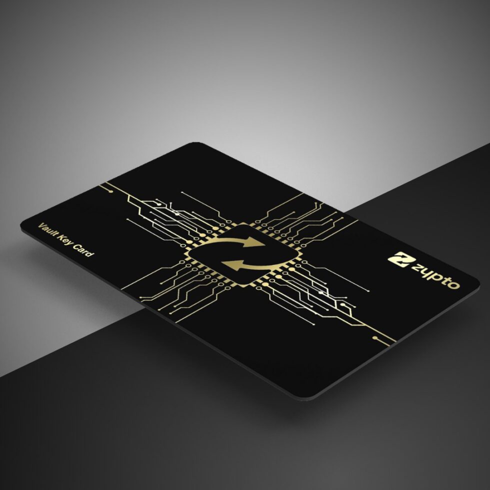 Cold Crypto Wallet: Zypto Vault Key Card (VKC) | Zypto